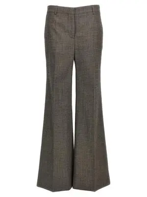 Stella McCartney Houndstooth Foot Pants - Gray