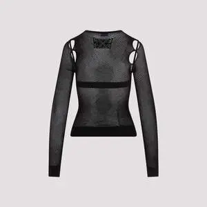 Off-White Net Arrow Bralette Top