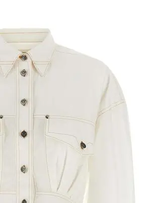 Versace Cotton Poplin Medusa Shirt Dress