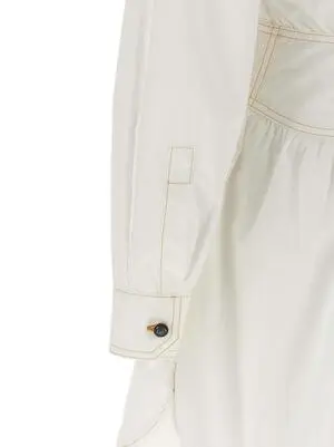 Versace Cotton Poplin Medusa Shirt Dress