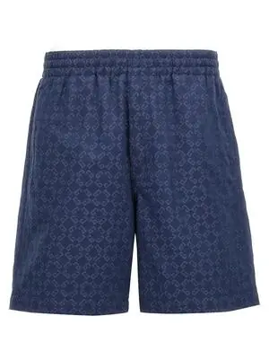 Givenchy Monogram' Bermuda Shorts - Blue