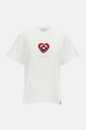 Stella McCartney Crochet Heart T-shirt - Multicolor