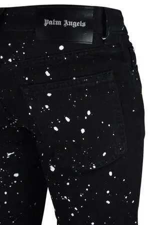 Palm Angels Paint Splatter Straight Jeans