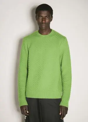 Prada Wool-and-cashmere-blend Sweater - Green