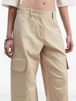 Palm Angels Beige Carrot Cargo Pants