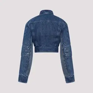 Off-White Motorcycle Hole Crop Jacket
