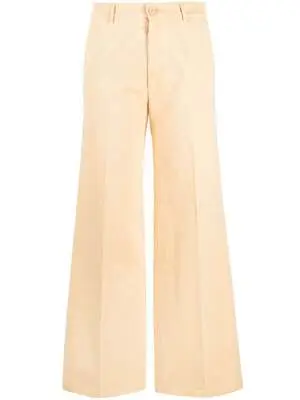 FORTE_FORTE Wide Leg Trousers - Yellow