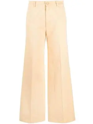 FORTE_FORTE Wide Leg Trousers - Yellow