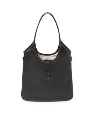 Miu Miu Ivy Leather Bag - Black