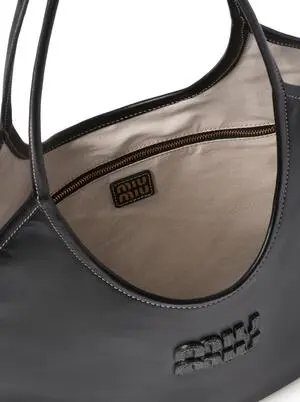 Miu Miu Ivy Leather Bag - Black