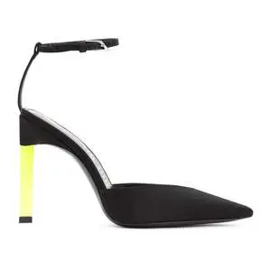 Attico Satin Pumps - Black