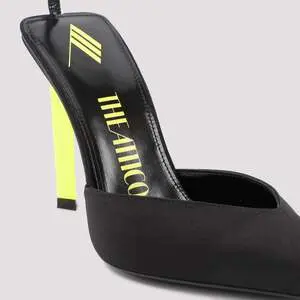 Attico Satin Pumps - Black