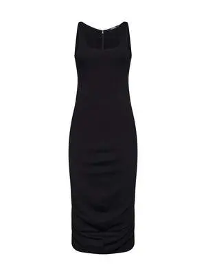 Jacquemus Black The Regata Draped-effect Midi Dress - Multicolor