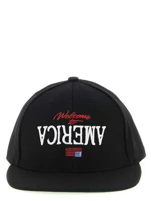 WILLY CHAVARRIA Welcome To America' Cap - Black
