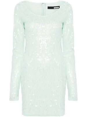 ROTATE BY BIRGER CHRISTENSEN Sequins Mini Dress - Green