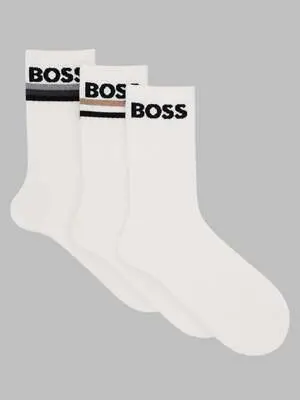 BOSS 3-pack Calzini Con Logo - Multicolor