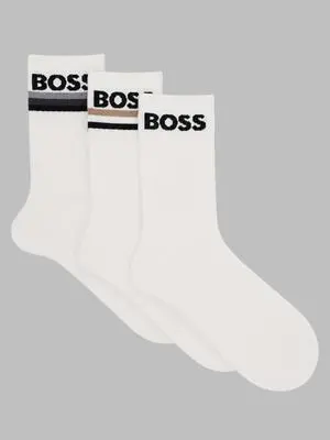 BOSS 3-pack Logo Socks - Multicolor
