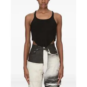 Rick Owens Cotton Tank Top - Black