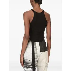 Rick Owens Cotton Tank Top - Black
