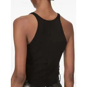 Rick Owens Cotton Tank Top - Black