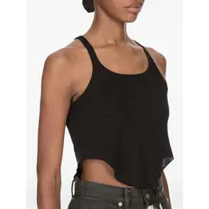 Rick Owens Cotton Tank Top - Black