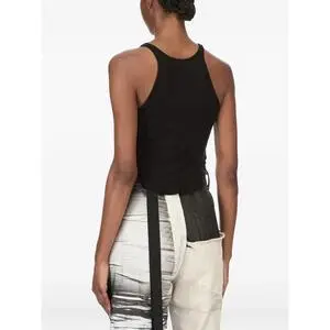 Rick Owens Cotton Tank Top - Black