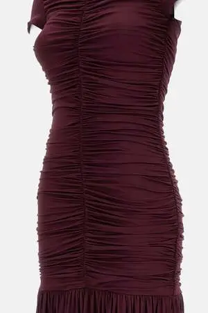 ROTATE BY BIRGER CHRISTENSEN Gathered Maxi Dress