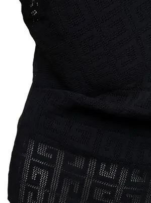 Givenchy Viscose Draped Neckline Top - Multicolor