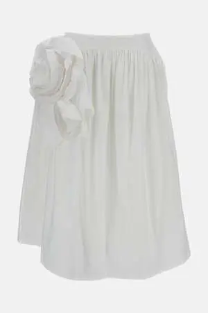Simone Rocha Pressed Rosette Basque Skirt - Multicolor