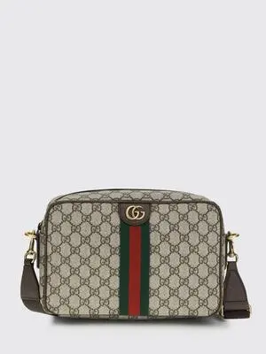 Gucci Ophidia Gg Web Shoulder Bag - Cream