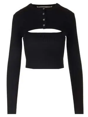 Alexander Wang Twin-set Top - Black