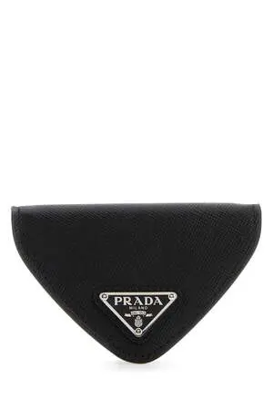 Prada Leather Coin Purse - Black