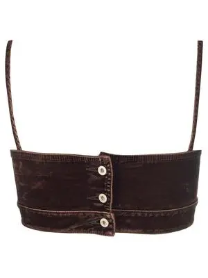 Loewe Velvet V-neck Top