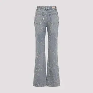 Alexander McQueen Distressed Flared Jeans