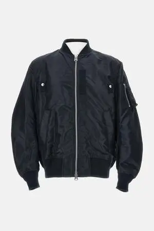 Sacai Bomber In Nylon - Multicolor