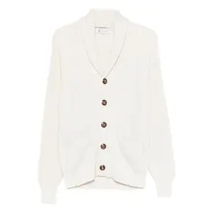 Brunello Cucinelli Neutrals Sweaters & Knitwear Cardigans - Cream