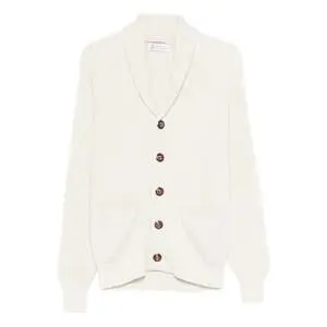 Brunello Cucinelli Neutrals Sweaters & Knitwear Cardigans - Cream
