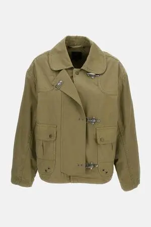 FAY Cotton Canvas 3 Ganci Bomber Jacket - Multicolor