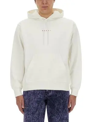 Marni Sweatshirt With Logo - White