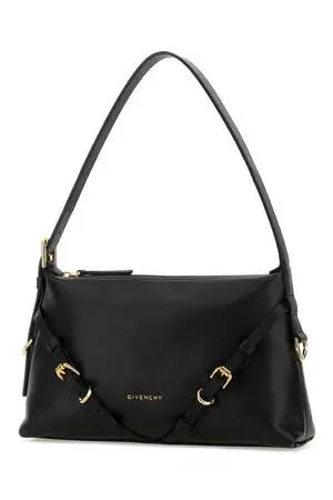 Givenchy Leather Mini Voyou Shoulder Bag - Black