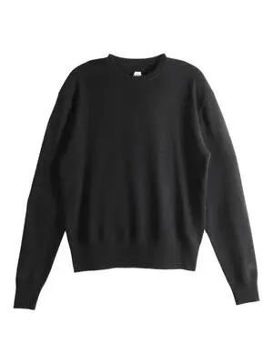 TOTEME Classic Cashmere Crew Knit - Black