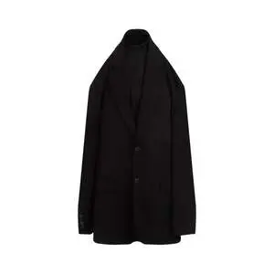 Balenciaga Suspended Tailored Dress - Black