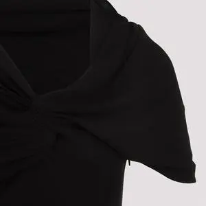 Saint Laurent Viscose Mini Dress