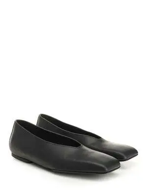 Rick Owens Leather Ballerinas