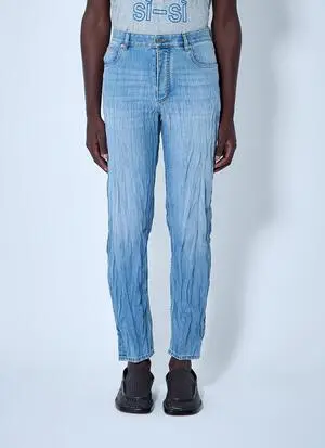 Bottega Veneta Crushed Jeans - Blue