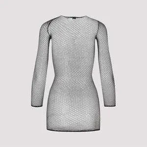 Balenciaga Crystal Mesh Mini Top