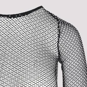 Balenciaga Crystal Mesh Mini Top