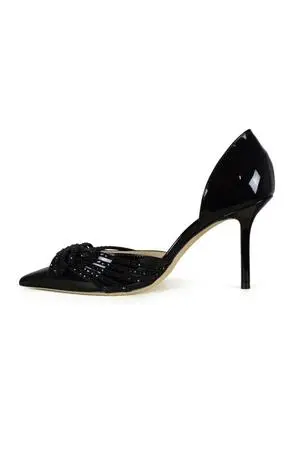 JIMMY CHOO Patent Leather Pumps - Black