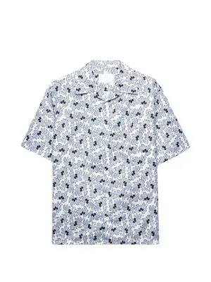 Prada Printed Cotton Blend Shirt - Multicolor