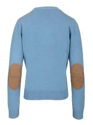 Max Mara Fresia Sweater In Wool And Cashmere - Blue
